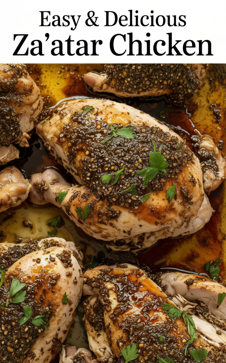 Za'atar Chicken: An Effortless Mediterranean Marvel - Comfort Food Cozy ...