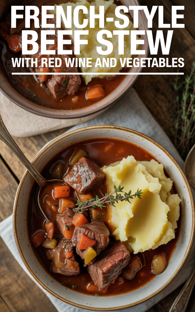 French-Style Beef Stew with Red Wine: A Timeless Comfort Classic - Comfort Food Cozy – Soul ...