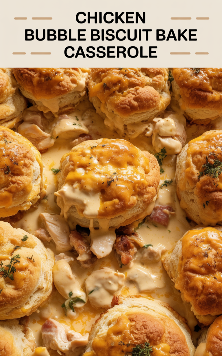 Chicken Bubble Biscuit Bake Casserole: The Ultimate Weeknight Comfort Food Delight - Comfort ...