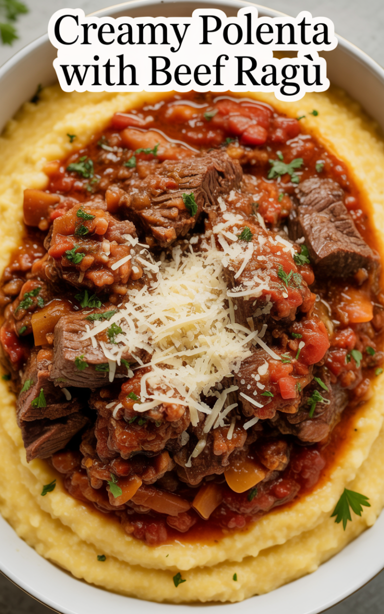 Hearty Italian Braised Beef with Creamy Parmesan Polenta: A Home-Cooked ...