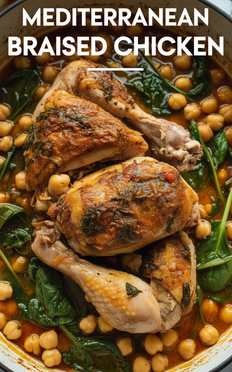 Mediterranean Magic: Savory Braised Chicken for a Heart-Healthy Feast ...