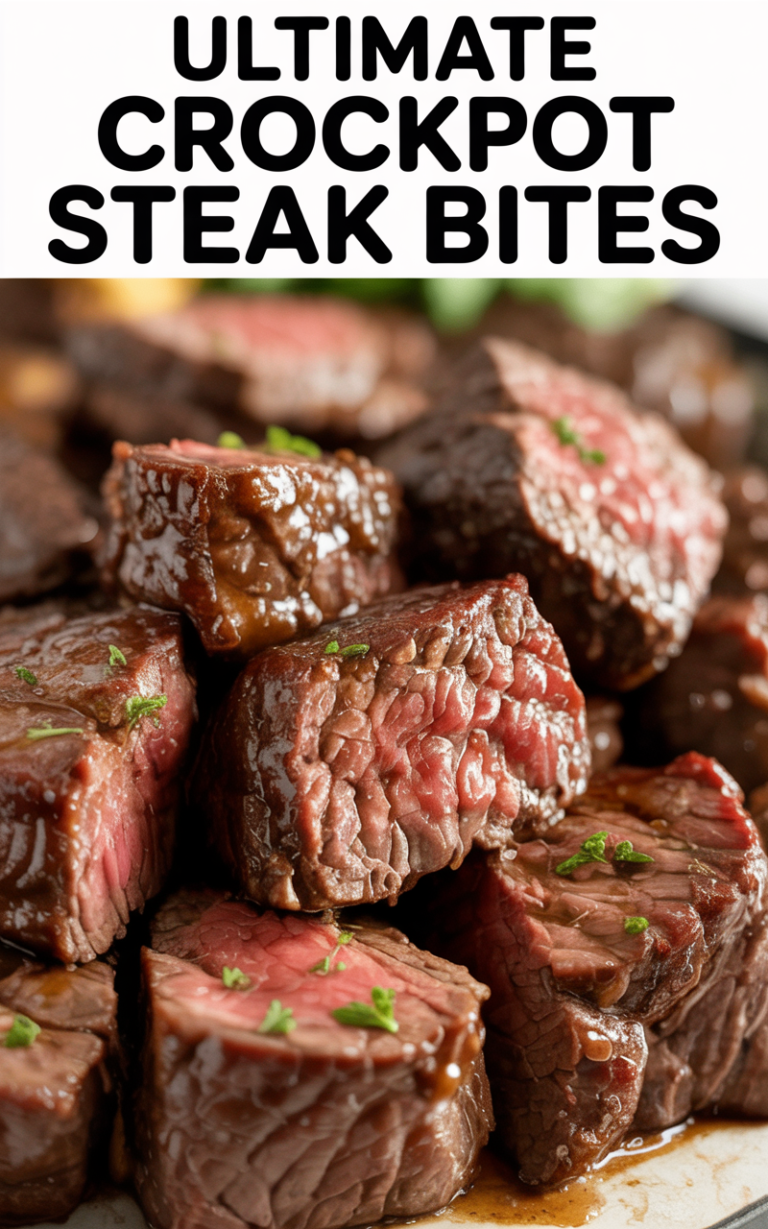 Slow-Cooked Perfection: Ultimate Crockpot Steak Bites for Effortless ...