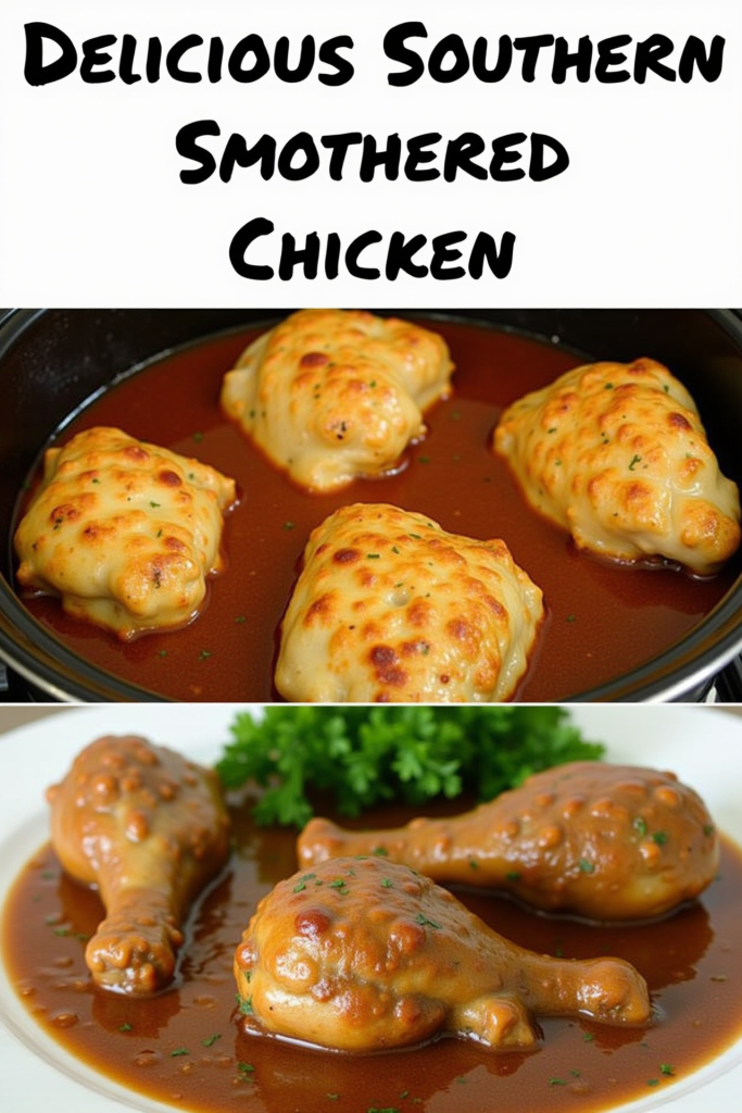 Classic Southern Smothered Chicken: A Heartwarming Comfort Food Feast ...
