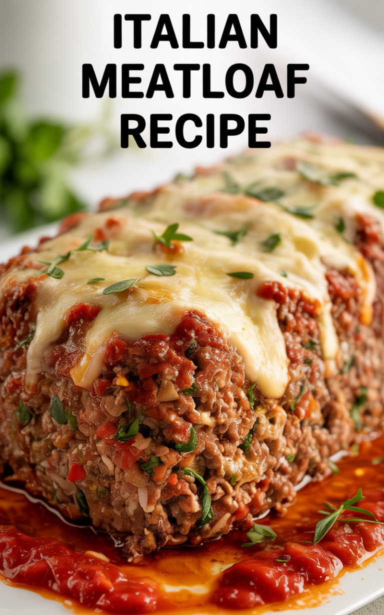 Savory Italian Classic: The Ultimate Irresistible Meatloaf Recipe ...