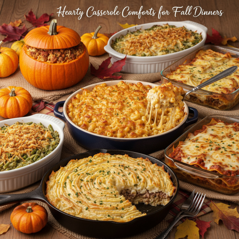 "Autumn's Cozy Bakes: 10 Fall Comfort Casseroles to Warm Your Soul ...